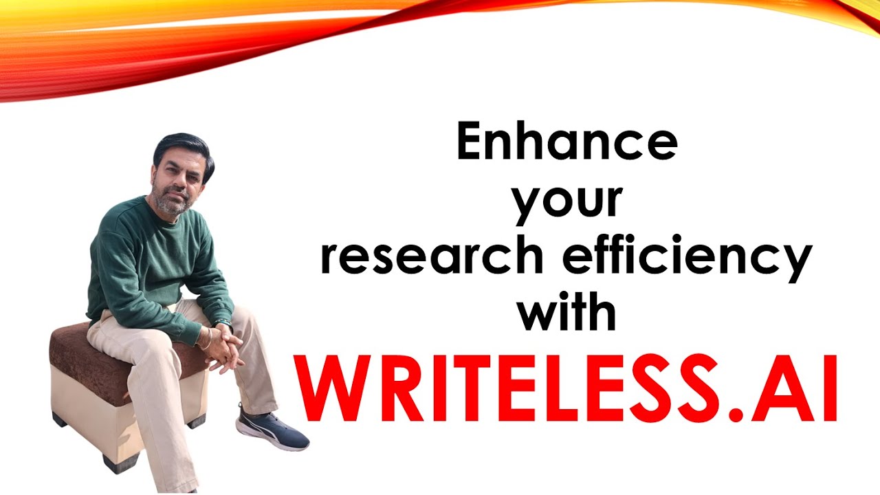Want Faster Research Results? Writeless AI is the Answer! - YouTube