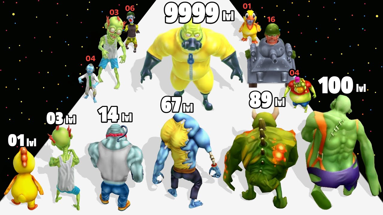 Zombie Evolution Shooting - Level Up Zombie Max Level Gameplay - YouTube