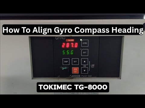 How To Change/Align Gyro Compas Heading - YouTube