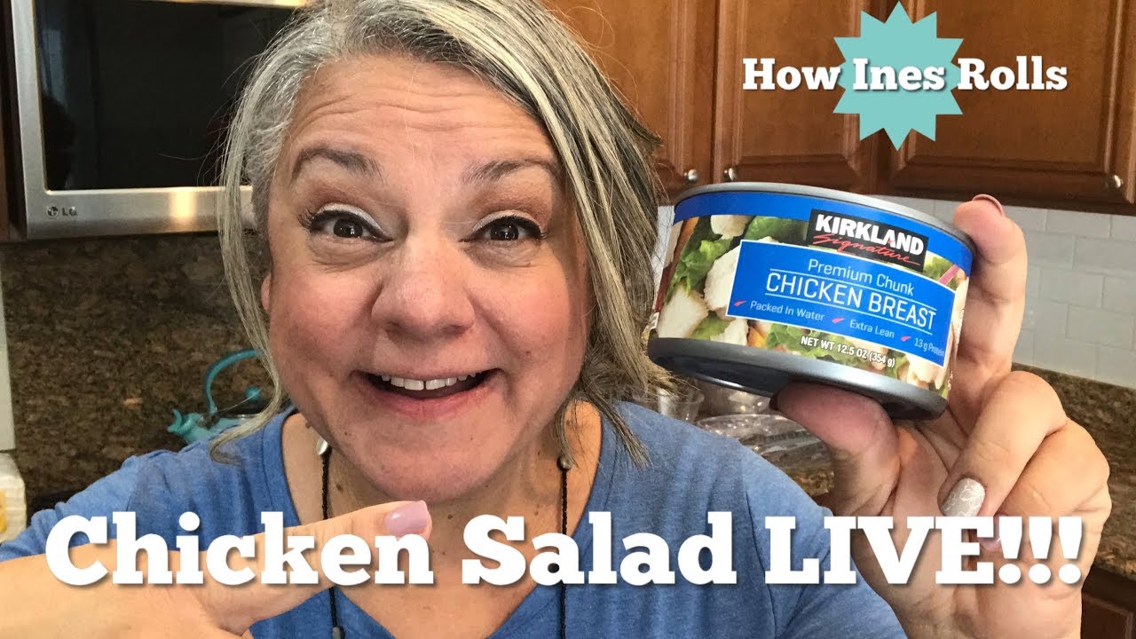 Chicken Salad Live How Ines Rolls Youtube