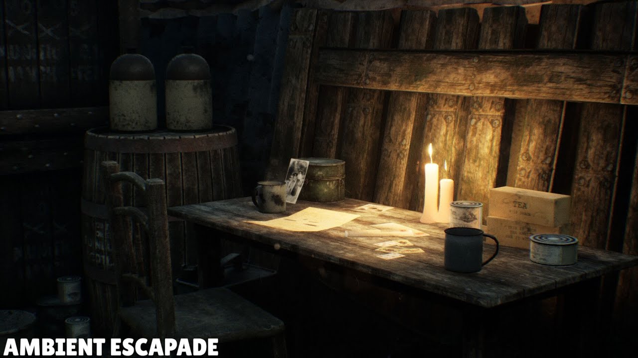 It's A Quiet Rainy Night In The Trenches | WW1 Ambience | All Quiet On ...