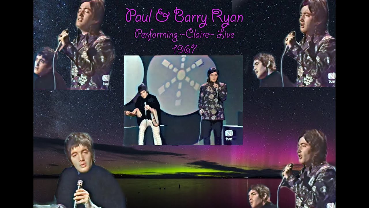 Paul & Barry Ryan Performing Their Single~Claire~ Live On TV 1967 ...