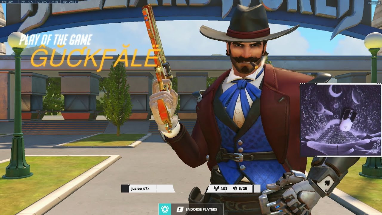 POTG! Cassidy (McCree) Gale Gameplay OVERWATCH GAMEPLAY SEASON 36 TOP ...