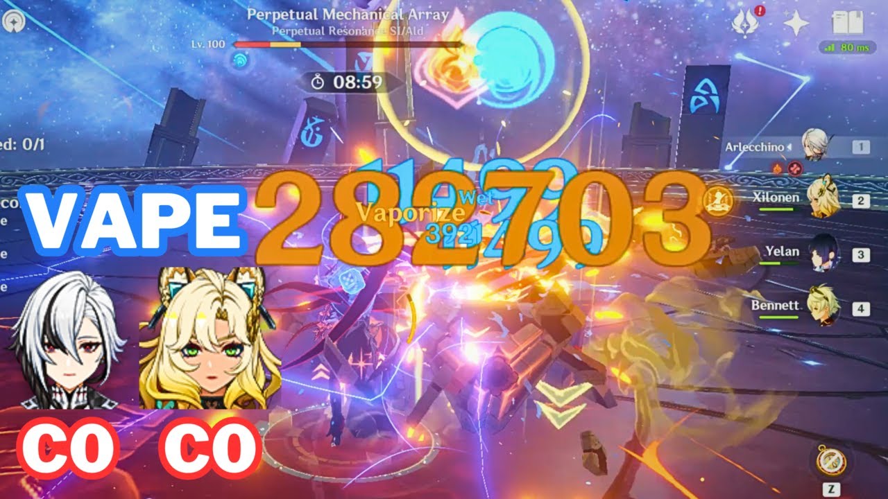 [Abyss 5.0/5.1] C0 Arlecchino ft. C0 Xilonen VAPE 99s Bot Half ...