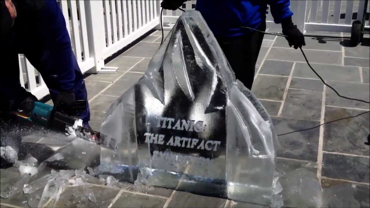 Titanic: The Artifact Exhibition Atlanta - Iceberg Carving at Atlantic ...