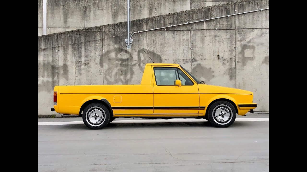 VW Caddy MK1 - 1984 - Swap GOLF 2 GTI 16V - YouTube