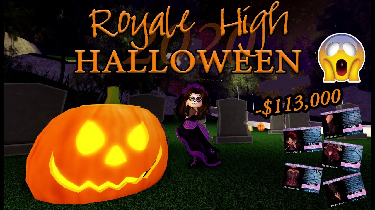🎃ROYALE HIGH HALLOWEEN 2020 UPDATE & BUYING THE NEW ROYALE REBEL SET ...