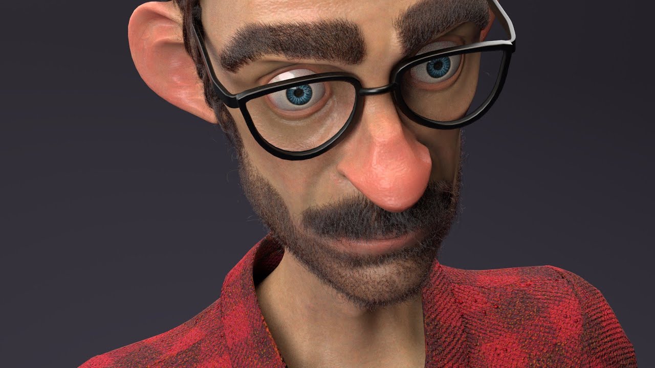 54 XGEN HAIR FOR STYLIZED CHARACTER STYLIZED CHARACTER MUSTACHE AND ...