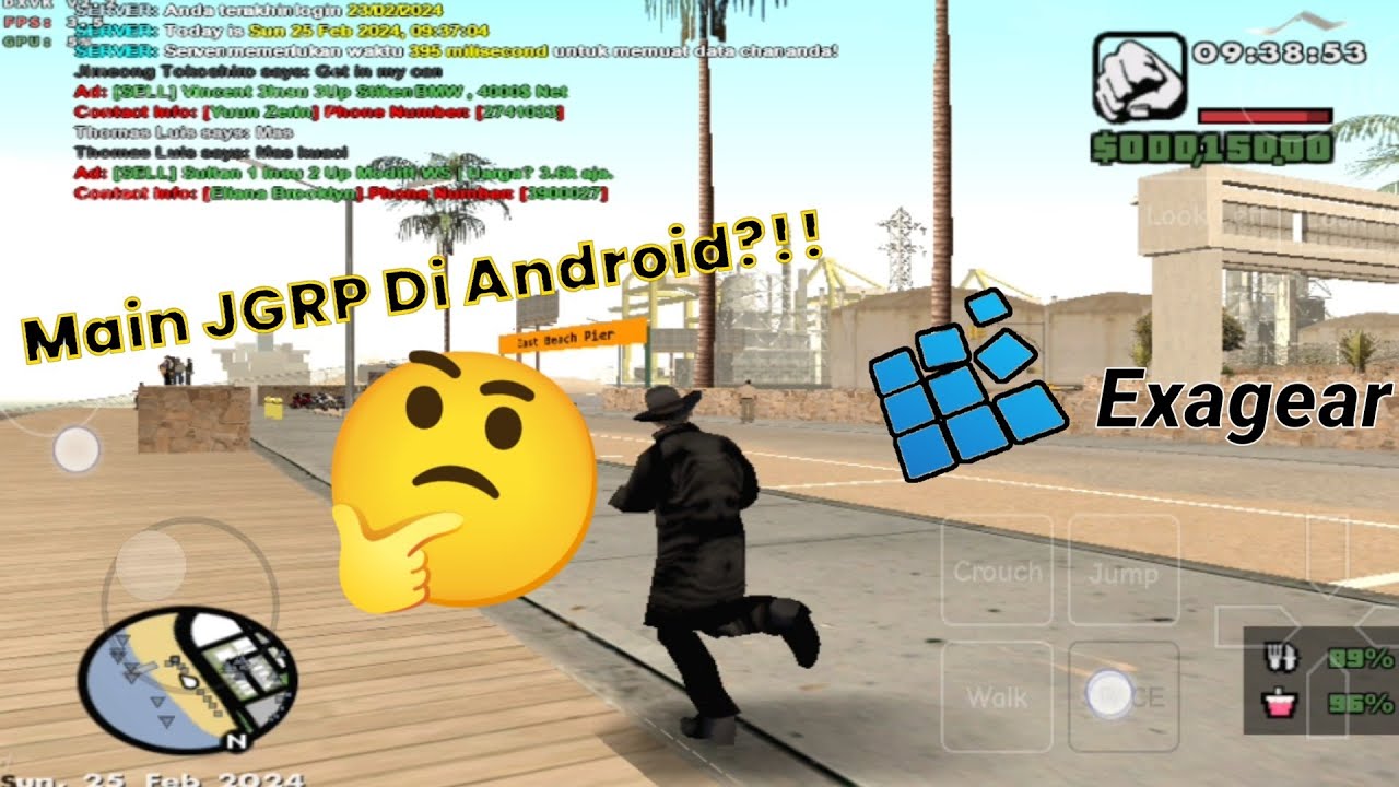 [GTA SA-MP JGRP] Main JGRP Di Android Emang Bisa?!!🤔 (Exagear Emulator ...