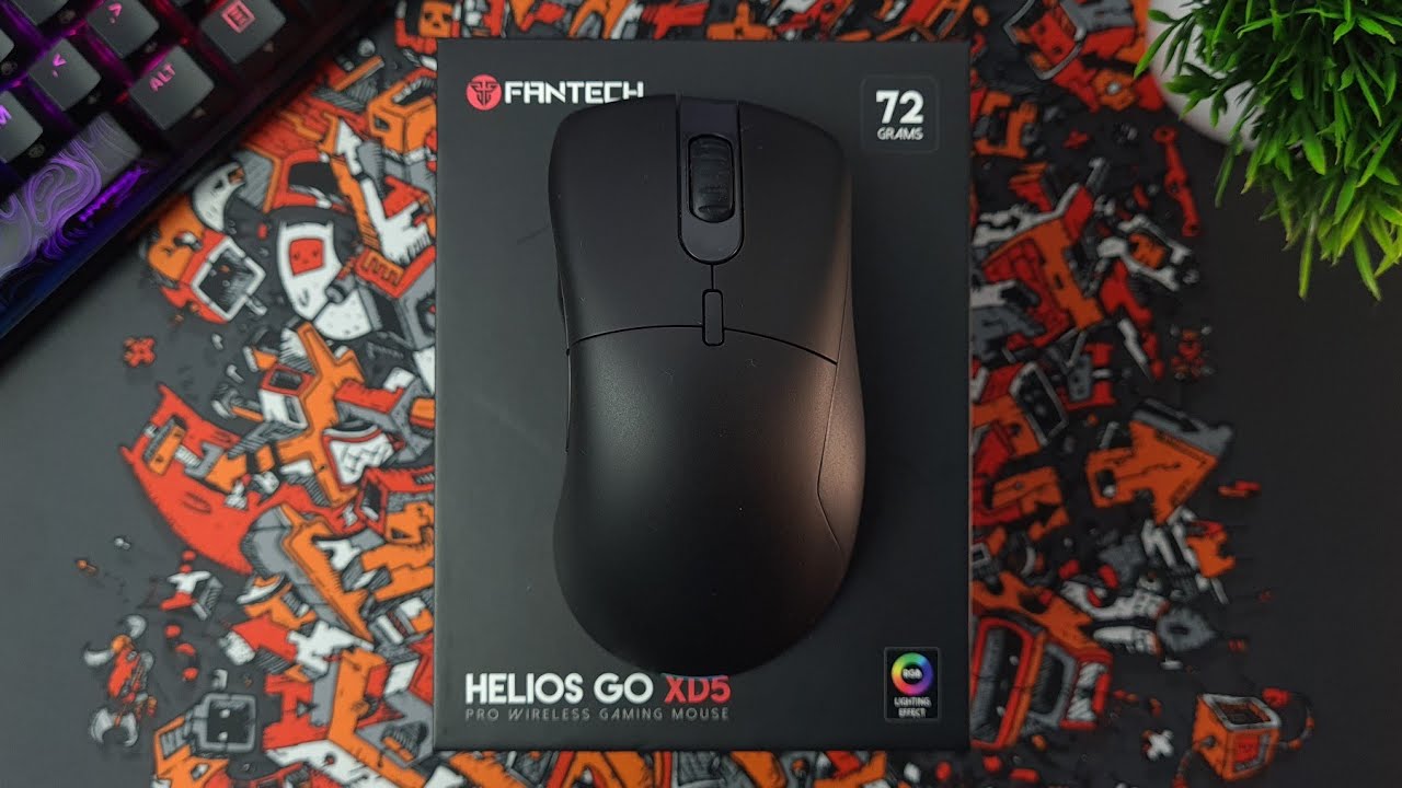 Unboxing Fantech Helios GO XD5 - Mouse Wireless Incrível! - YouTube