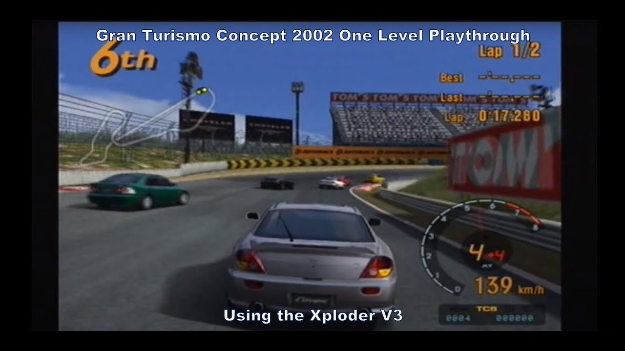 Gran Turismo Concept 2002 One Level Playthrough using the Xploder V3 ...