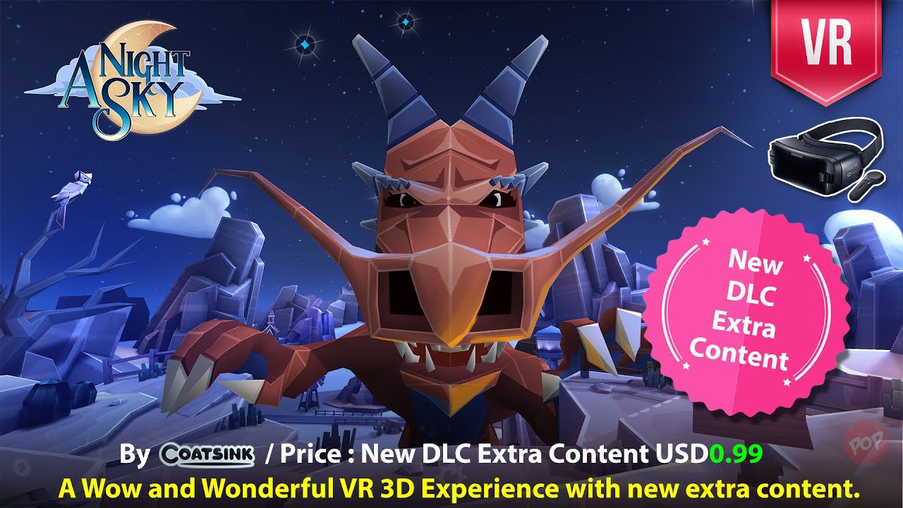 A Night Sky New DLC Extra Content for Gear VR. A Wow and wonderful VR ...