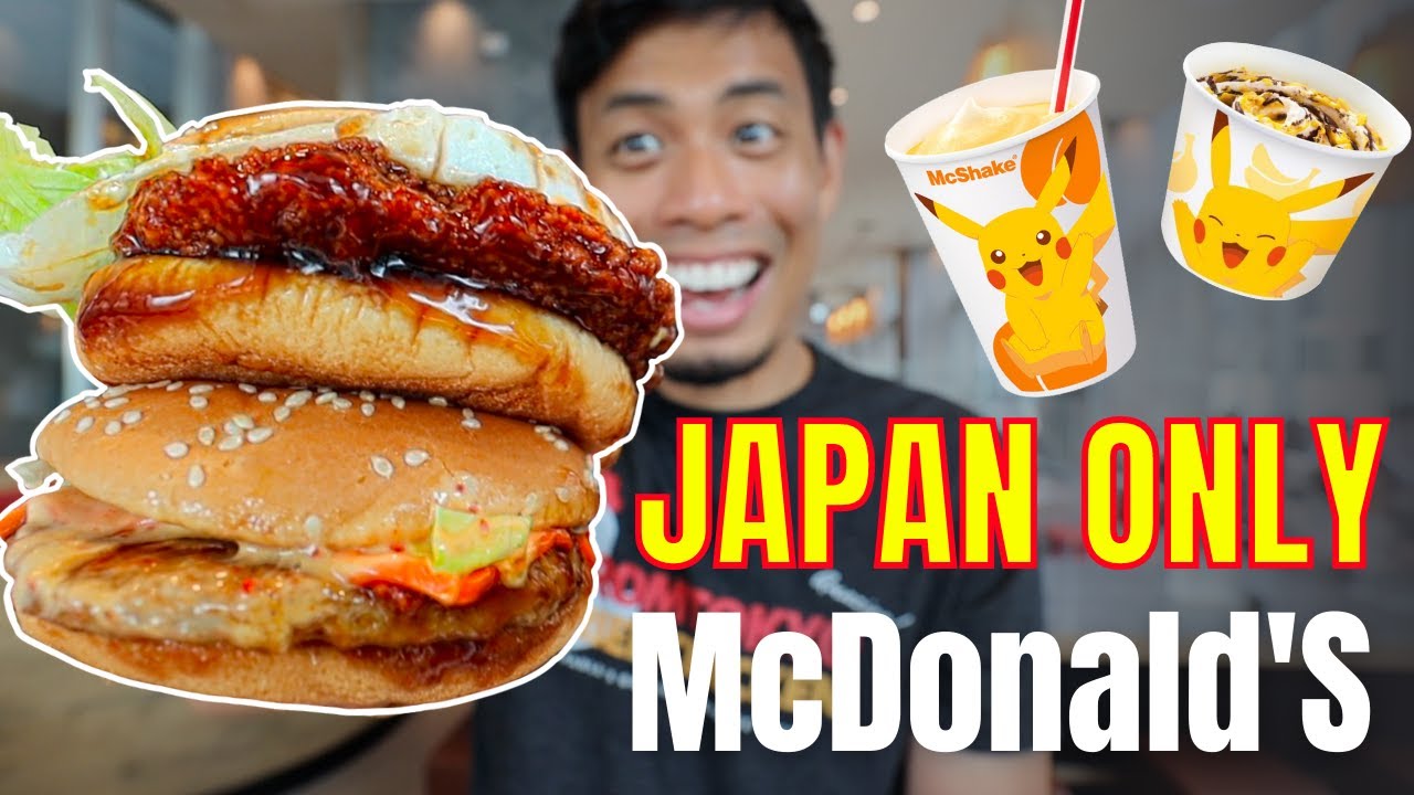 McDonald's Japan Only Menu Pikachu Edition - YouTube