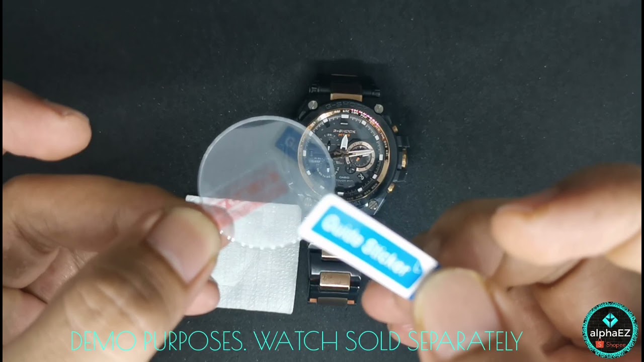 TUTORIAL : Casio G-Shock Watch Screen Protector / Watch Tempered Glass ...