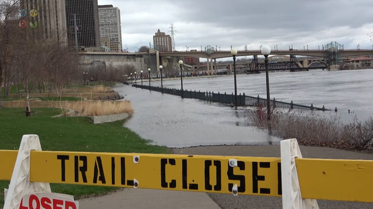 Minnesota and Mississippi River Flooding in The Twin Cities Metro Area ...