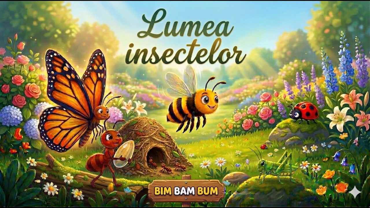 Lumea insectelor | Cântece pentru copii | Bim Bam Bum - YouTube