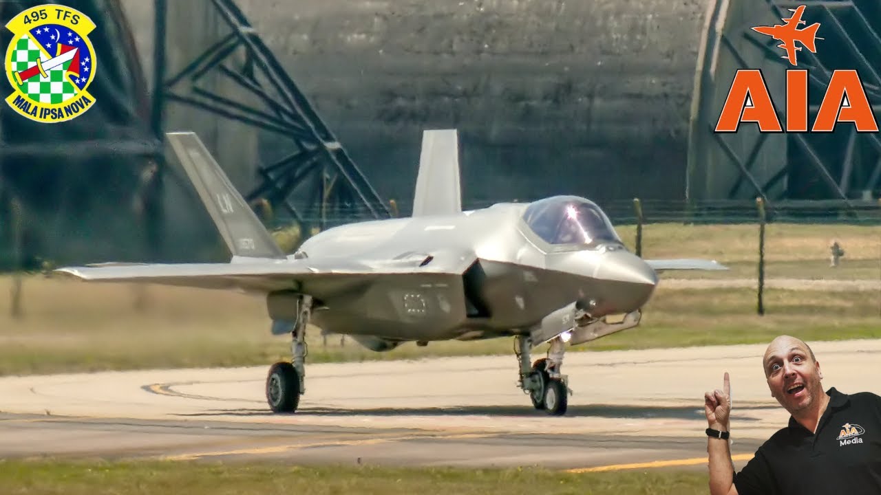 We Caught the Moment When RAF Lakenheath Unleashed the Power of an F35A! - YouTube