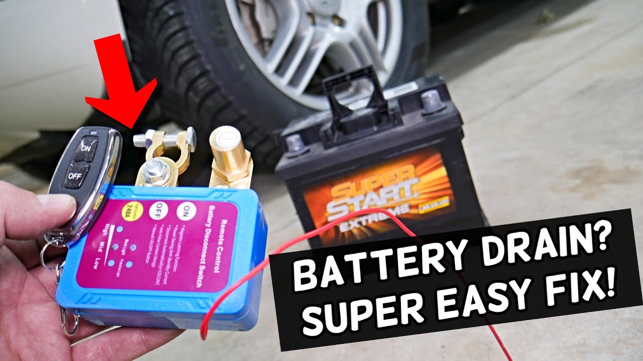 How To Fix Car Battery Drain the Easy Way - YouTube
