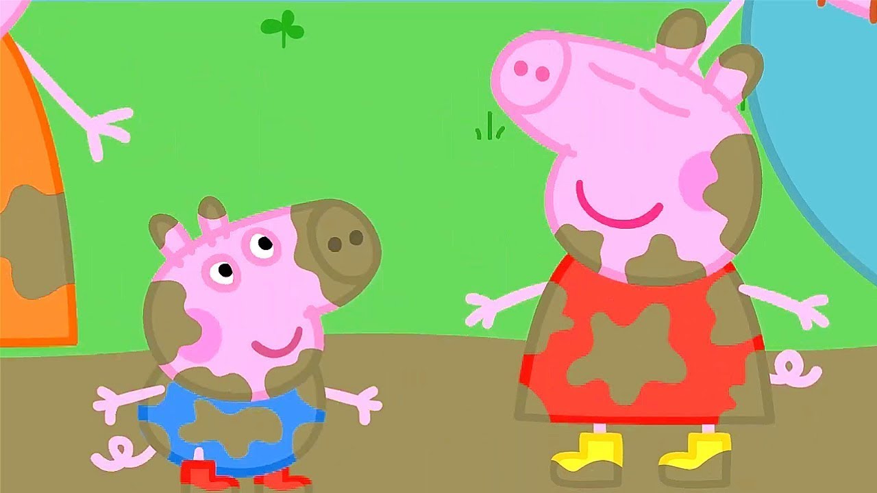 Peppa Pig 🌈 Gökkuuşağı - Tren yolculuğu 🚂 Programının en iyi bölümleri ...
