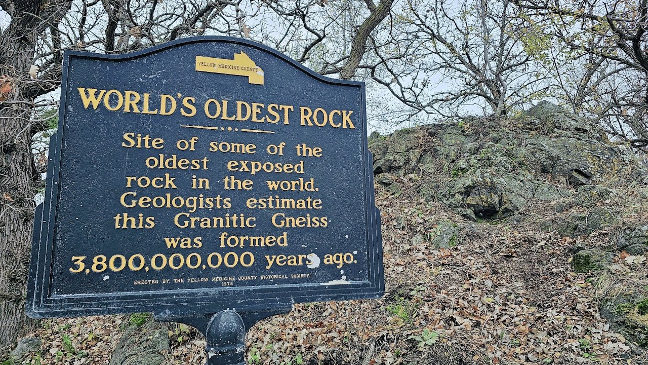 World's Oldest Rock in Granite Falls, Minnesota - YouTube