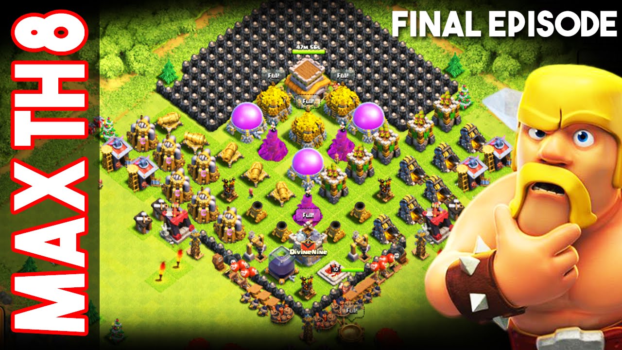 Clash of Clans - COMPLETELY MAXED - TH9 HERE WE COME! - YouTube