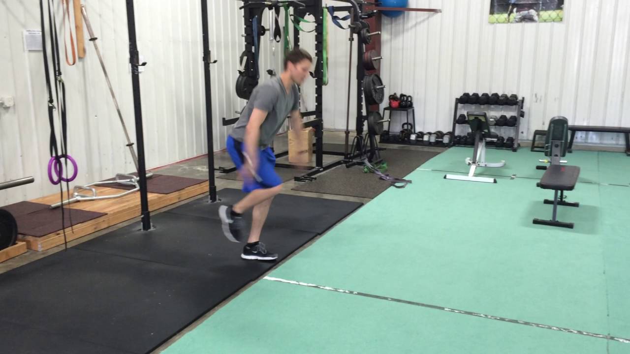 Single Leg Bound to Double Leg Landing - YouTube