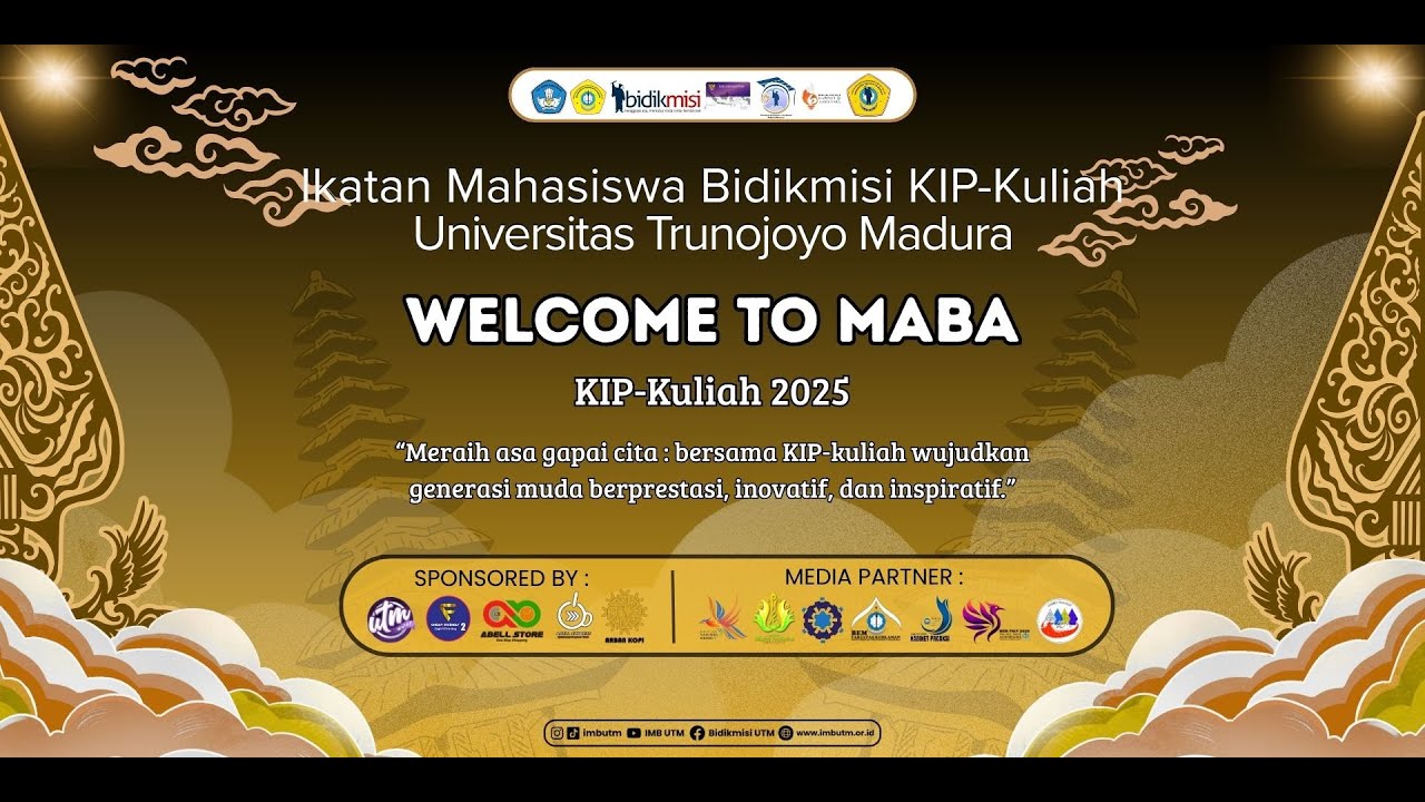 WELCOME TO MABA KIP KULIAH 2025 - YouTube