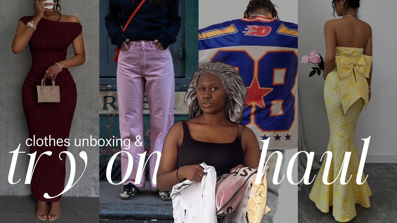 VACATION PREP VLOG | clothing unboxing & try on haul (giveaway) - YouTube