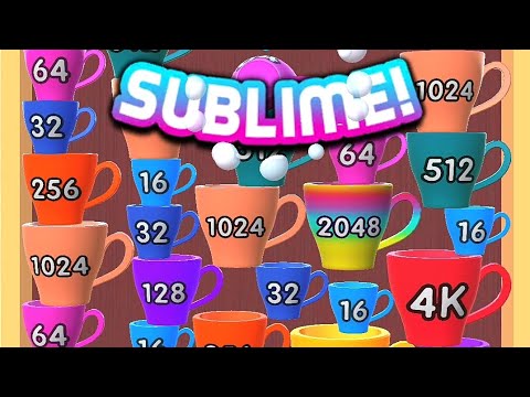 2048 cup drop ASMR satisfying game #bestgame #asmr #asmrgame # ...