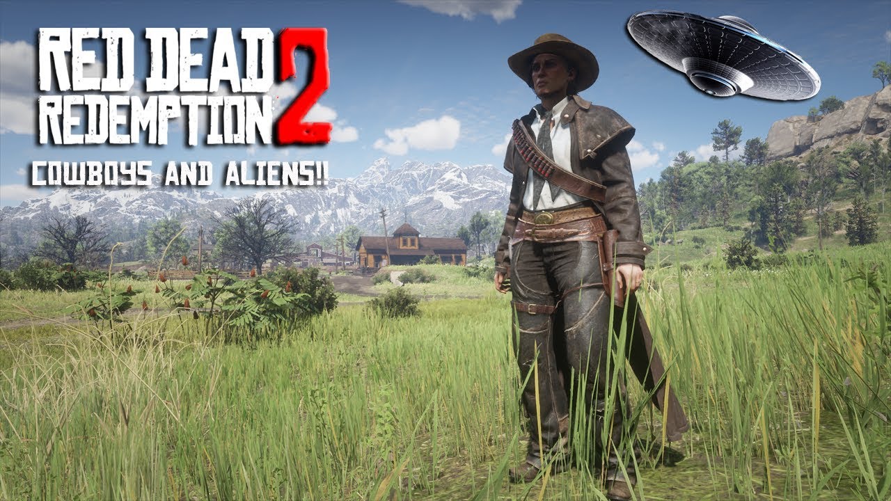 RED DEAD REDEMPTION 2, COWBOYS AND ALIENS!! (RDR 2 PC MODS) - YouTube