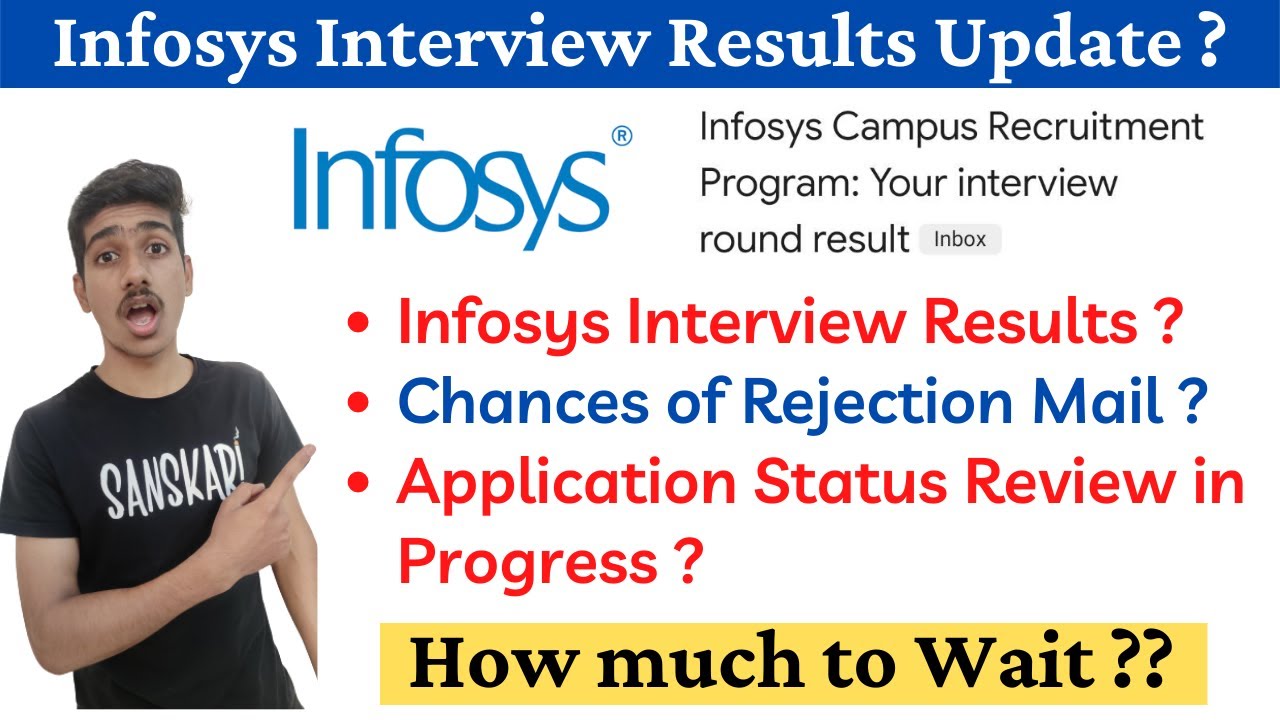 Infosys Interview Results not Revieved | Application Status Review in ...