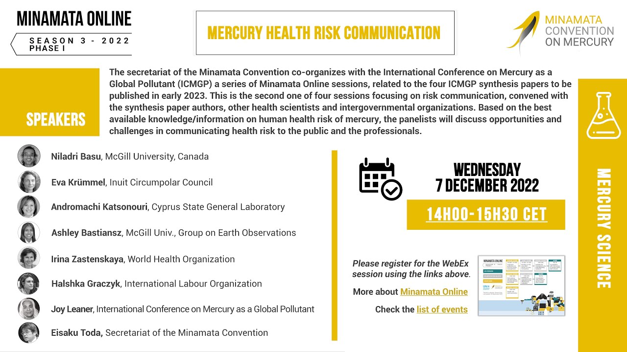 Mercury health risk communication (7 December) - YouTube
