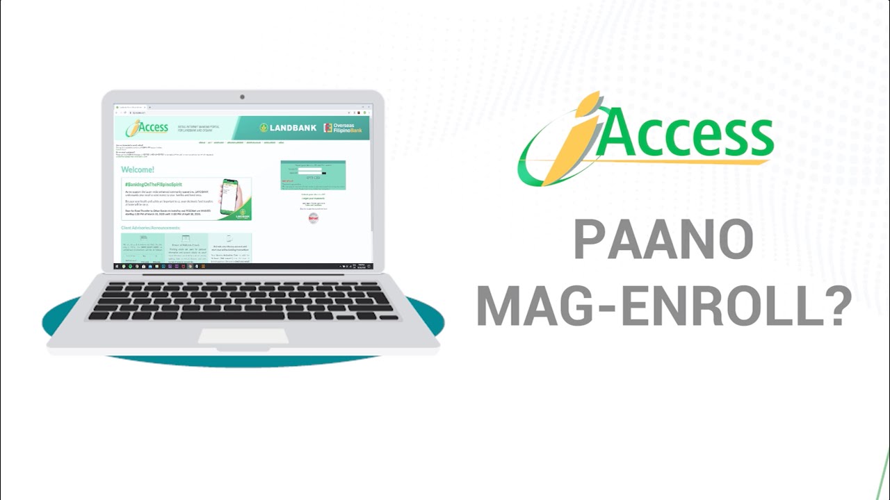 Paano mag-enroll ng iAccess account online - YouTube