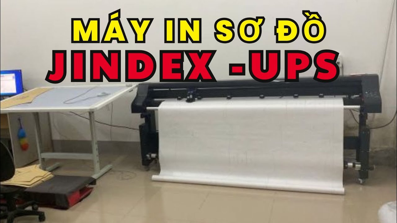Máy in sơ đồ Jindex iPlot UPS – Tăng tốc sản xuất - YouTube