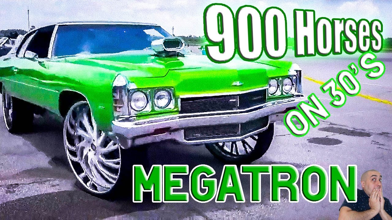 World Fastest Donk Chevy on 30"s Rims? 900 HORSES in the Megatron - YouTube