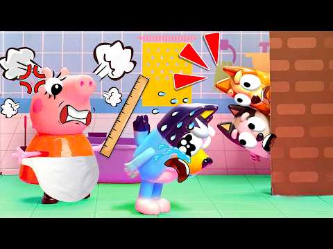 Bluey & Bingo’s Day with Nanny Peppa 🐷 | From Mischief to Friendship | Pretend Play with Bluey Toys