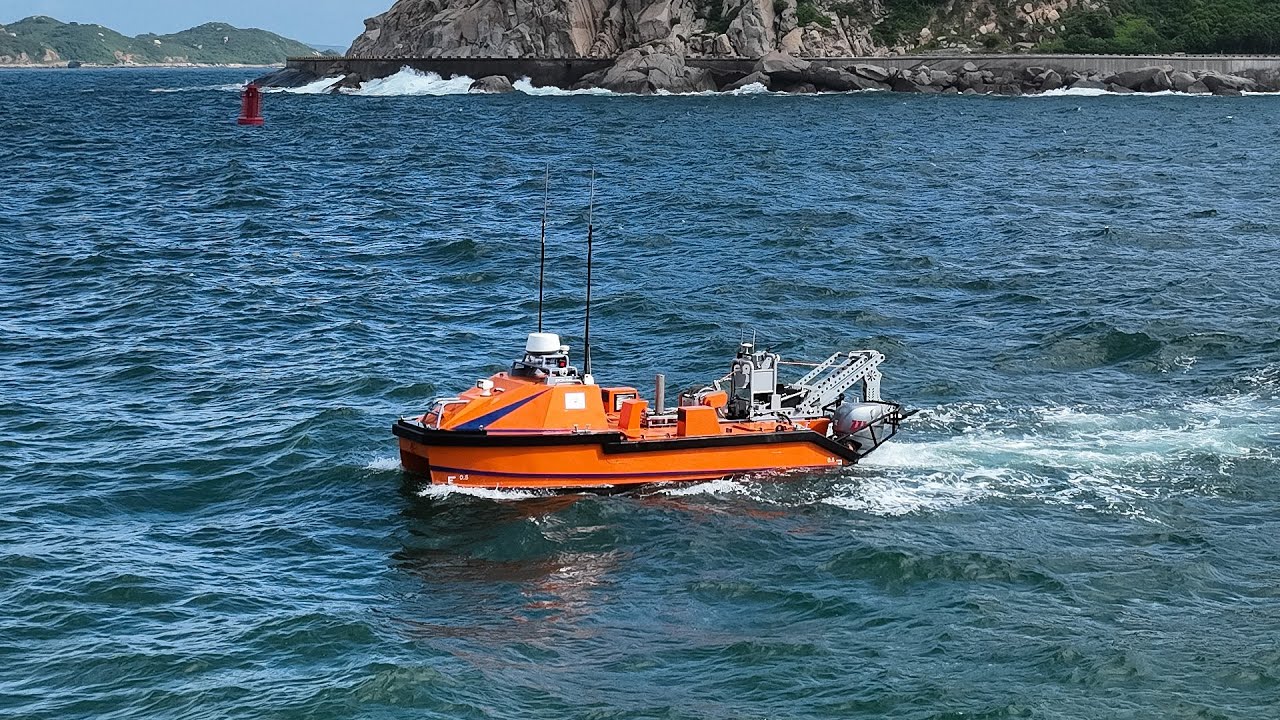 OceanAlpha L25 Marine Survey USV 2025 - YouTube