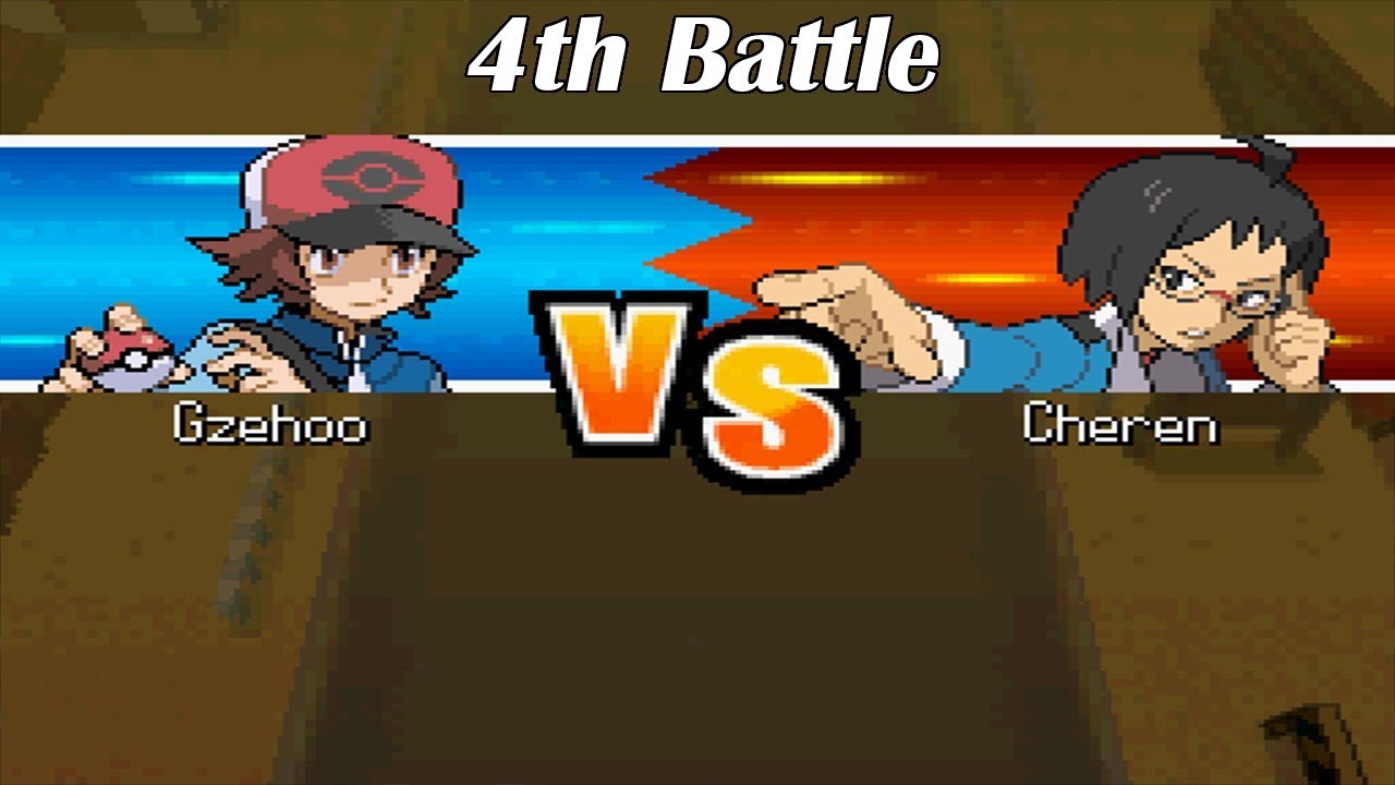 Pokemon Black 4th Battle With Cheren Youtube