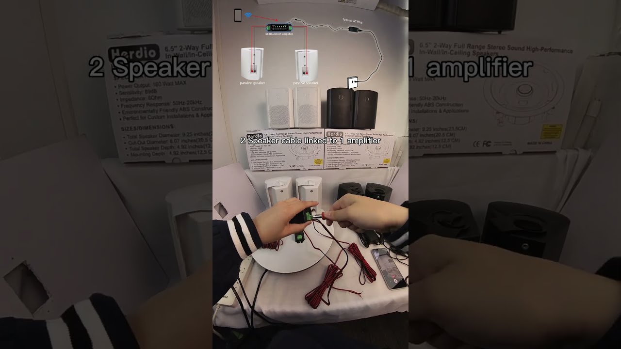 How To Link 2 Passive Outdoor Speakers YouTube How To Link 2 Passive Outdoor Speakers YouTube