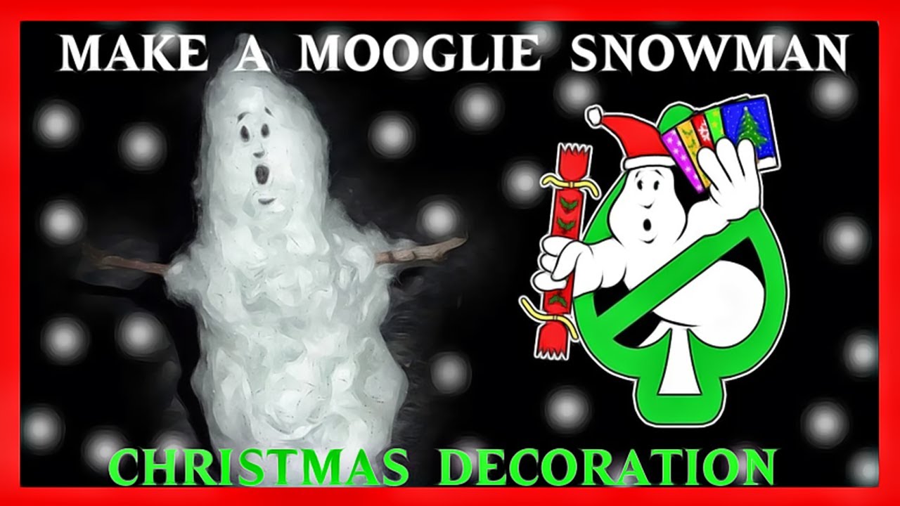 Make a Ghostbusters Mooglie Snowman Figure - Christmas Arts & Crafts ...