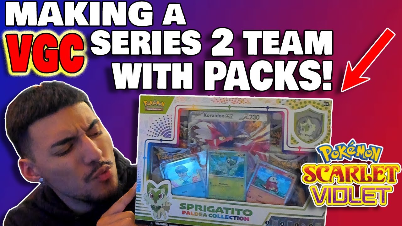 I OPENED PACKS TO MAKE A VGC TEAM! POKEMON SCARLET AND VIOLET ...