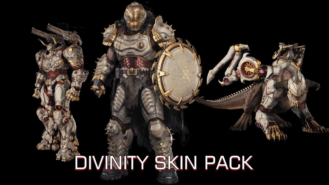 DOOM The Dark Ages - Divinity Skin Pack Showcase - YouTube