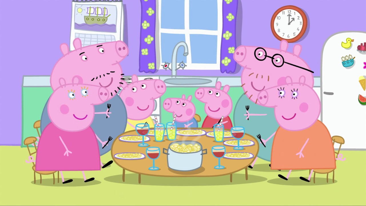 Peppa Pig 粉紅豬小妹 S1 41【Chloe's Puppet Show】英語版1080P - YouTube