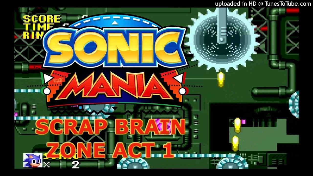 Scrap Brain Zone Act 1 - Sonic Mania Remix - YouTube