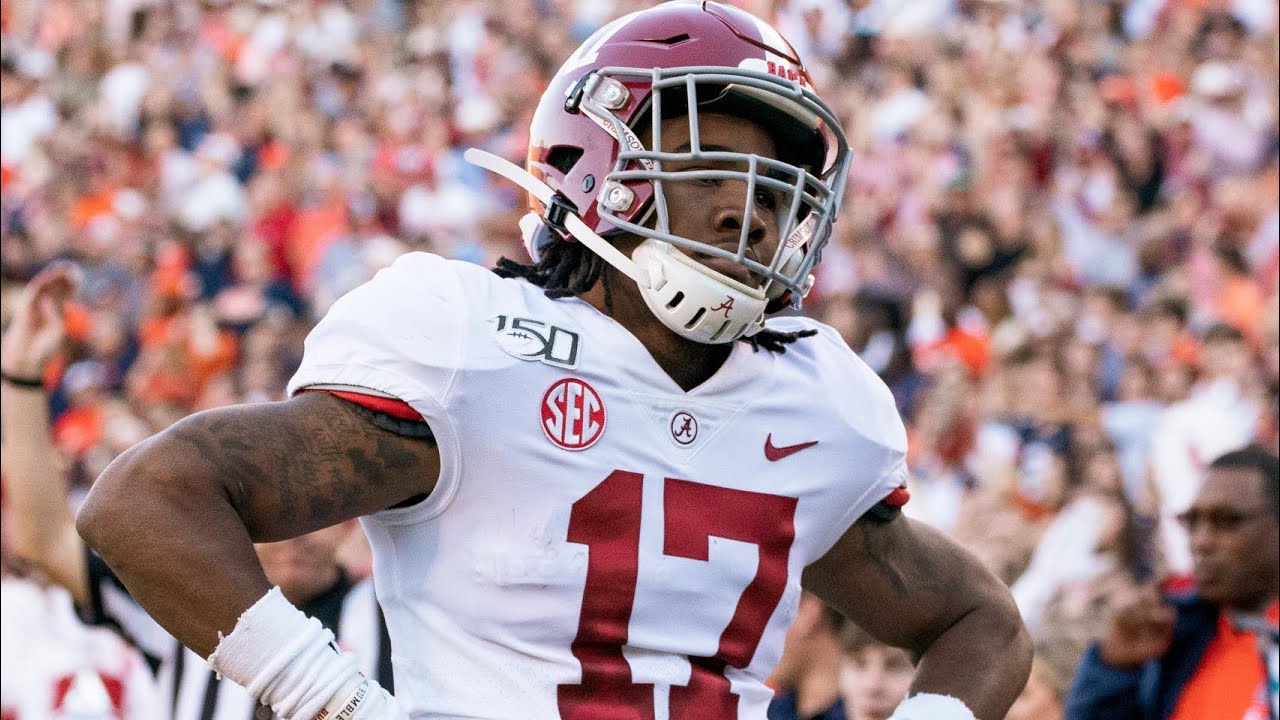 Every Jaylen Waddle Alabama Touchdown - YouTube