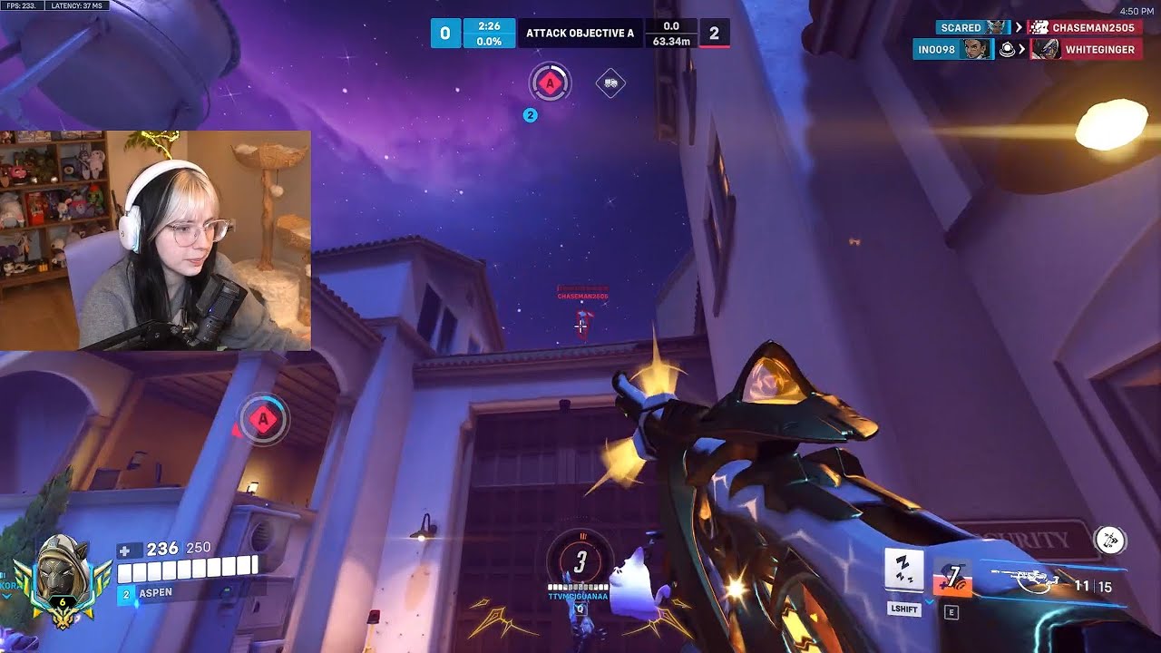 ASPEN Crazy ANA GAMEPLAY - OVERWATCH SEASON 20 TOP 500 - YouTube