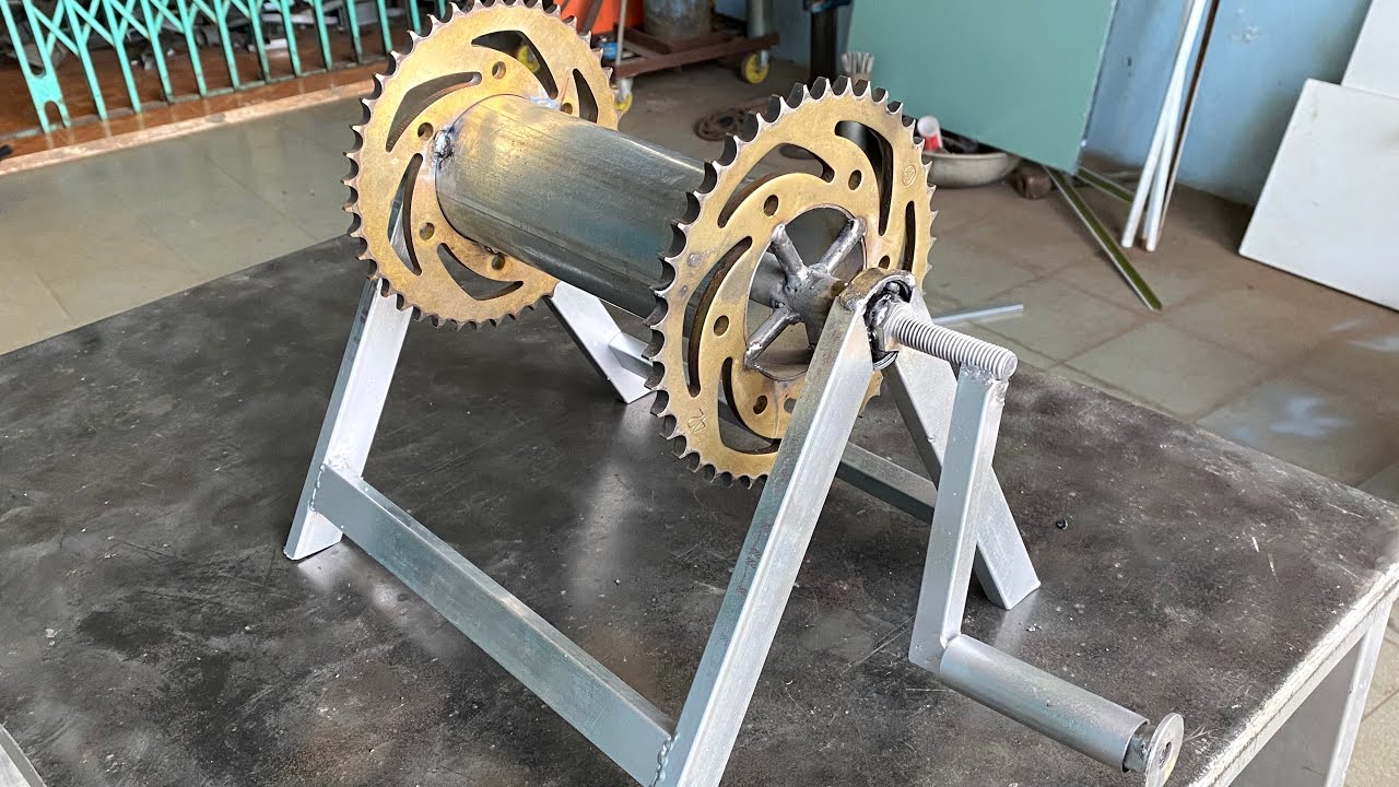 Welder's breakthrough idea! Welding Useful manual wire winding tool ...
