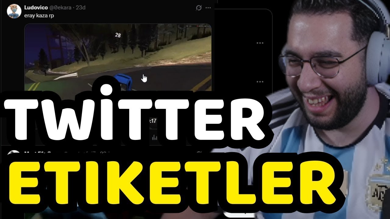 ERAY TWİTTER ETİKETLERE BAKIYOR! - YouTube