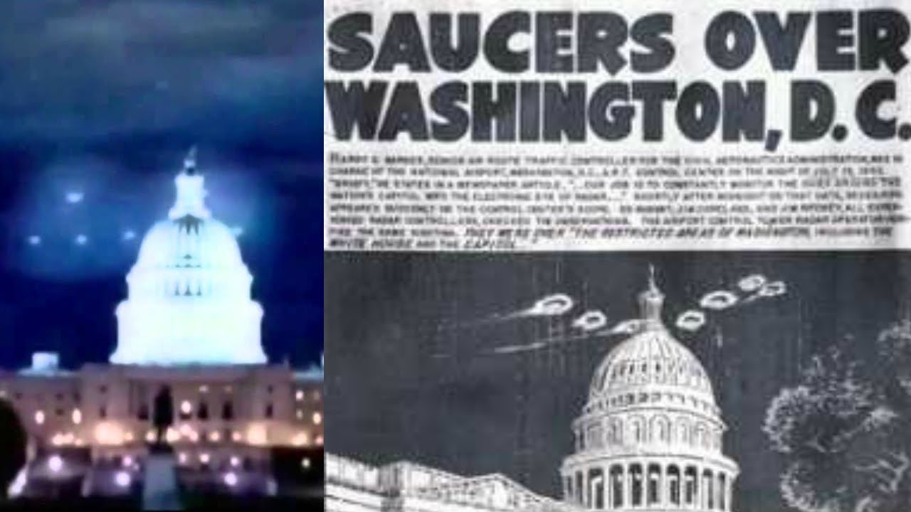 UFO Sightings over Washington D.C. and The White House in 1952 ...