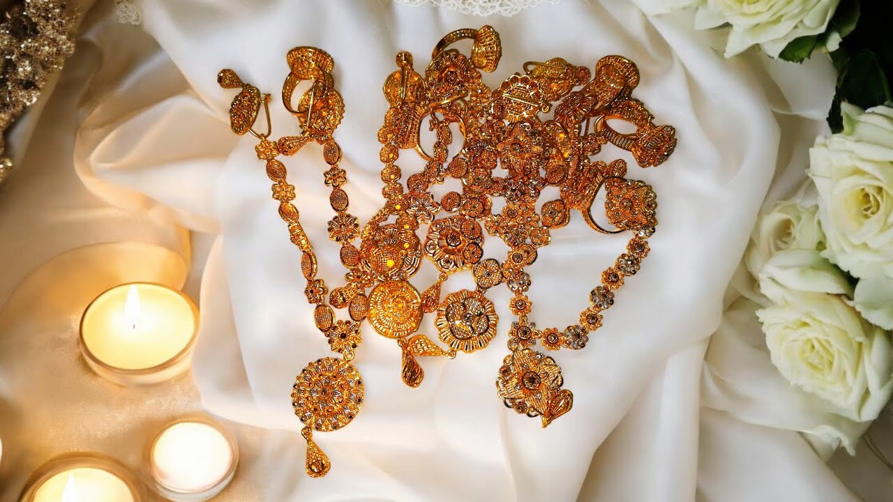 Necklace Set || Gale Ka design || sone ka set || Fancy set || gold ...